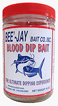 BEE-JAY DIP BAIT BLOOD 16oz JAR | Catfish Connection | Catfishing Supplies